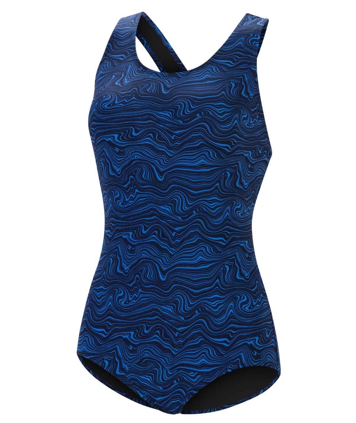 Aquashape Women's Conservative Lap Suit One Piece Swimsuit-4700