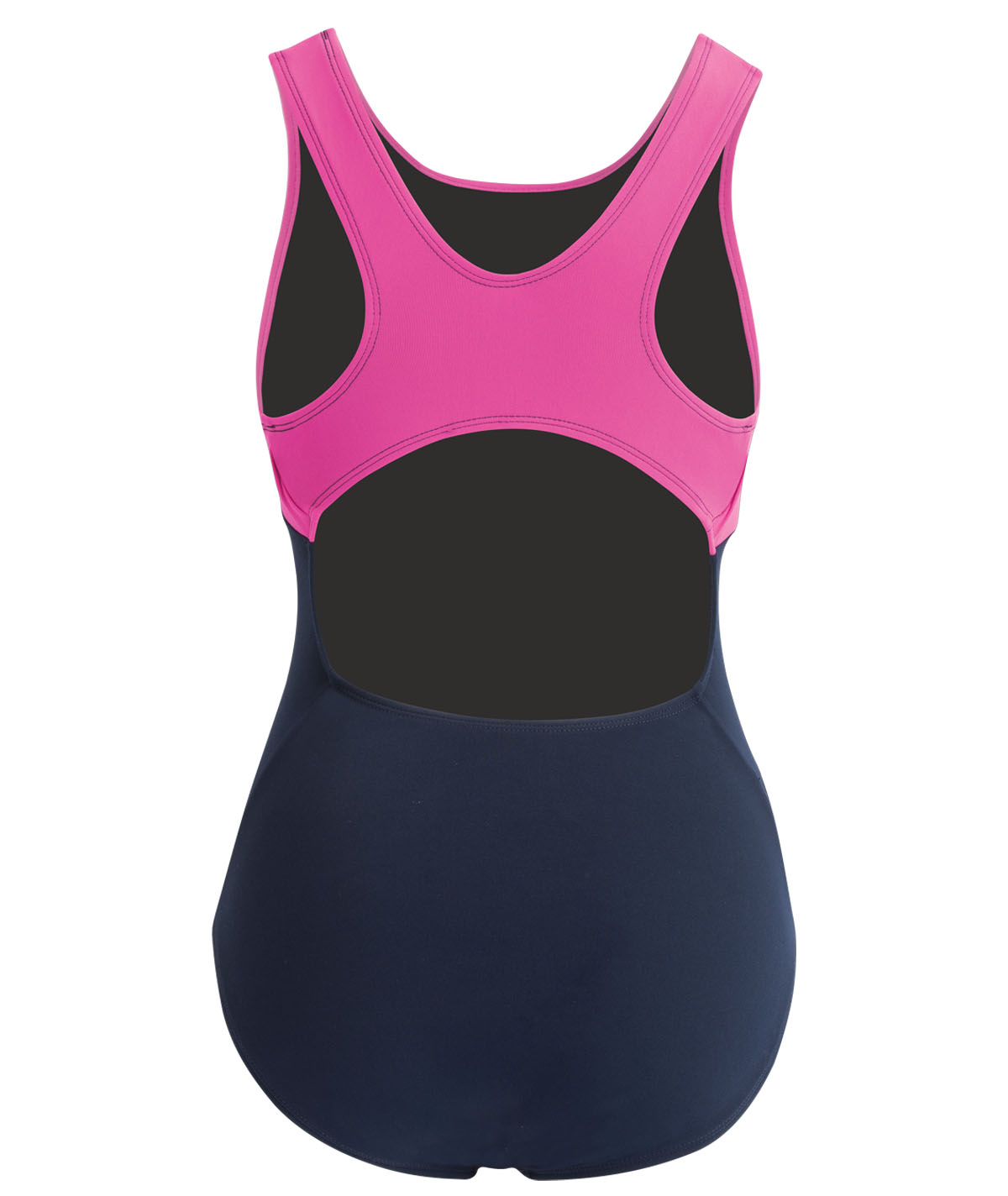 Women's Aquashape Color Block Moderate Lap Suit One Piece Swimsuit-60546